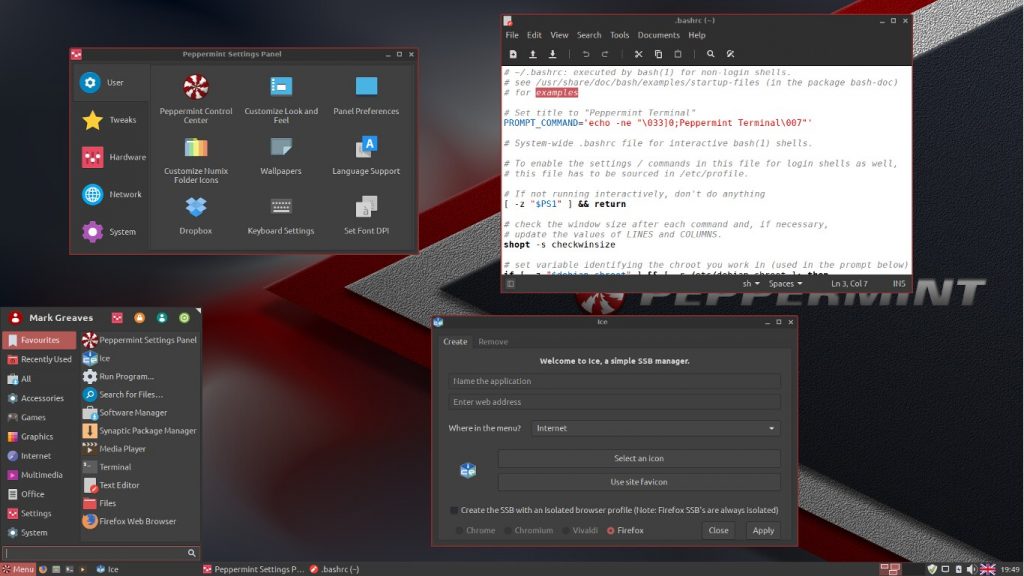 Screenshots – Peppermint OS